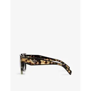 Prada Pr 15ws Cat-eye Sunglasses - Black