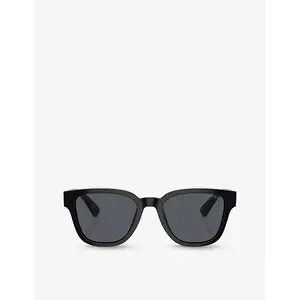 Prada Pillow-frame Acetate Sunglasses - Black