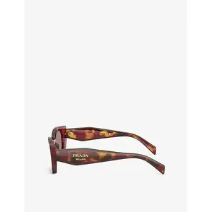 Prada Square-shape Acetate Sunglasses