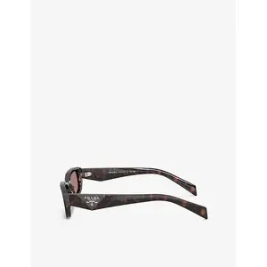 Prada Acetate Rectangle Sunglasses