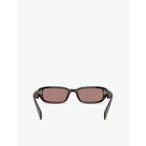Prada Acetate Rectangle Sunglasses