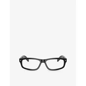 Prada Rectangle-frame Acetate Eyeglasses - Black