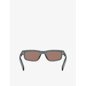 Prada Rectangle-frame Acetate Sunglasses