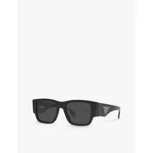 Prada Pr 10zs Square-frame Sunglasses - Black