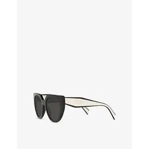 Prada Acetate Cat-eye Sunglasses - Black