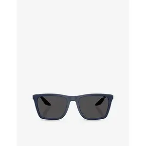 Prada Square-frame Acetate Sunglasses - Blue