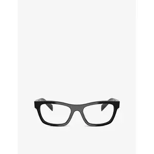 Prada Butterfly-frame Acetate Optical Glasses - Brown