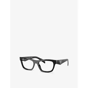Prada Butterfly-frame Acetate Optical Glasses - Brown