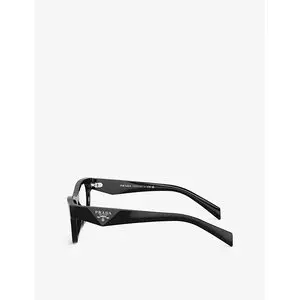 Prada Butterfly-frame Acetate Optical Glasses - Brown
