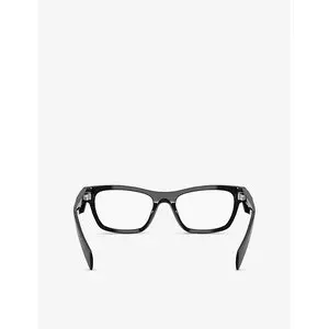 Prada Butterfly-frame Acetate Optical Glasses - Brown