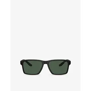 Prada Ps 05ys Square-frame Sunglasses - Black