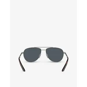 Prada Pilot-frame Metal Sunglasses