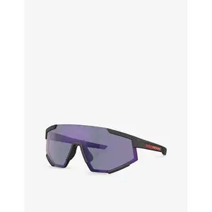 Prada Pillow Frame Nylon Sports Sunglasses