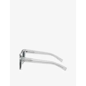 Prada Rectangle-frame Acetate Sunglasses - Grey