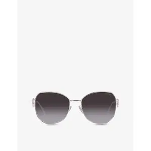 Prada Pr 57ys Aviator Sunglasses - Silver