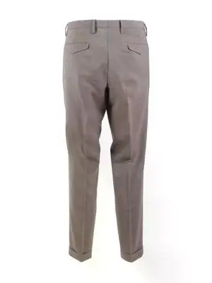 BRIGLIA 1949 Tailored Pleated Trousers - Grey