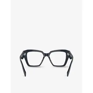Prada Pr 09zv Square-frame Optical Glasses - Blue