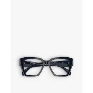 Prada Pr 09zv Square-frame Optical Glasses - Blue