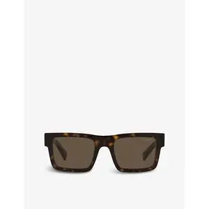 Prada Square-frame Acetate Sunglasses - Brown