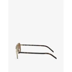 Prada Pr 58ys Rectangle-frame Sunglasses