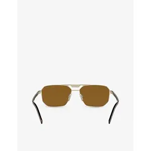 Prada Pr 58ys Rectangle-frame Sunglasses