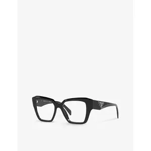 Prada Pr 09zv Square Optical Glasses - Black