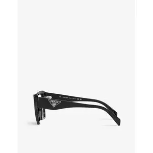 Prada Pr 09zv Square Optical Glasses - Black