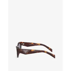Prada Square-shape Acetate Sunglasses