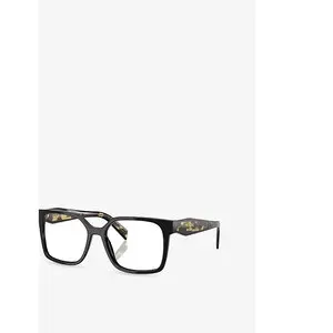 Prada Square Acetate Sunglasses - Black