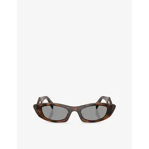 Prada Pr B16s Cat-eye Tortoiseshell Sunglasses - Brown