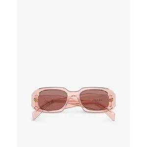 Prada Pr 17ws Rectangle Sunglasses - Pink