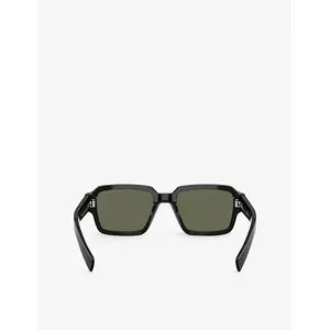 Prada Rectangle-frame Sunglasses - Black