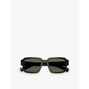 Prada Rectangle-frame Sunglasses - Black
