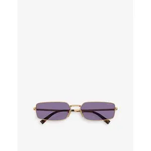 Prada Rectangle Metal Sunglasses