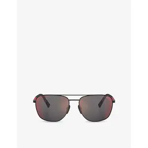 Prada Ps 54zs Pilot Sunglasses - Black