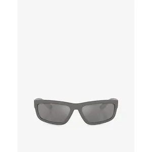 Prada Rectangular Sunglasses - Grey