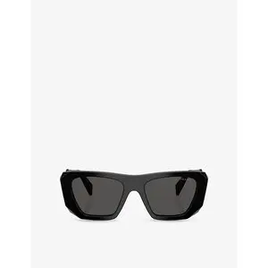 Prada Square-frame Acetate Sunglasses - Black
