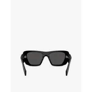 Prada Square-frame Acetate Sunglasses - Black