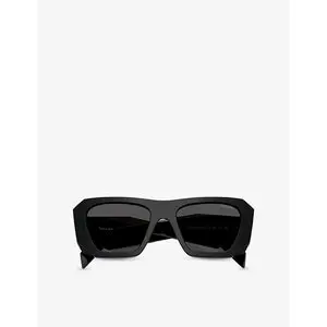 Prada Square-frame Acetate Sunglasses - Black