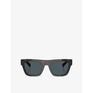 Prada Square-frame Acetate Sunglasses - Brown