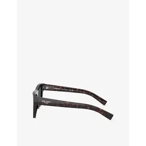 Prada Square-frame Acetate Sunglasses - Brown