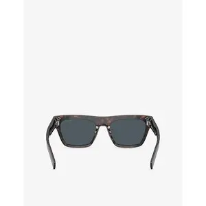 Prada Square-frame Acetate Sunglasses - Brown