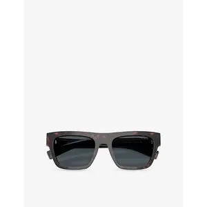 Prada Square-frame Acetate Sunglasses - Brown