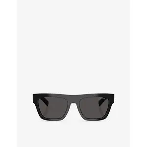 Prada Square-frame Acetate Sunglasses - Black