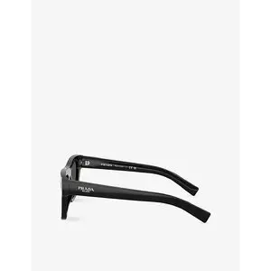 Prada Square-frame Acetate Sunglasses - Black