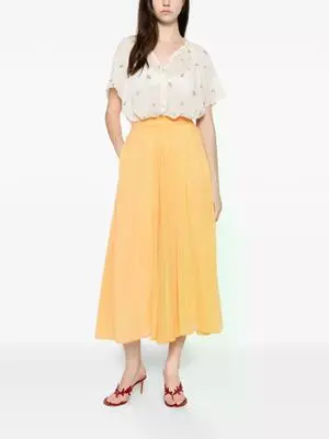 FORTE_FORTE A-line Pleated Skirt