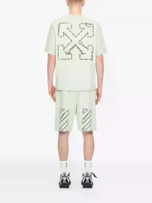 Off-White Arrow Round Neck T-shirt - Green