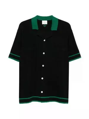 CHE Armando Bouclé Knitted Shirt - Blue