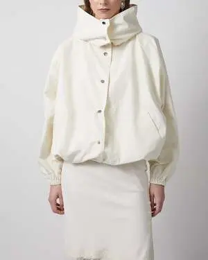 RÓHE Volume Silk-blend Jacket - Cream
