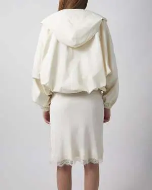RÓHE Volume Silk-blend Jacket - Cream